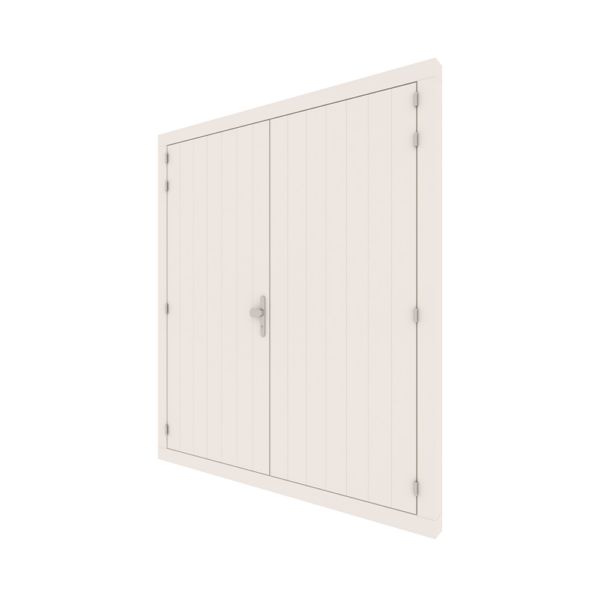 Houten Kozijn Partner | Houten garagedeur met groeven